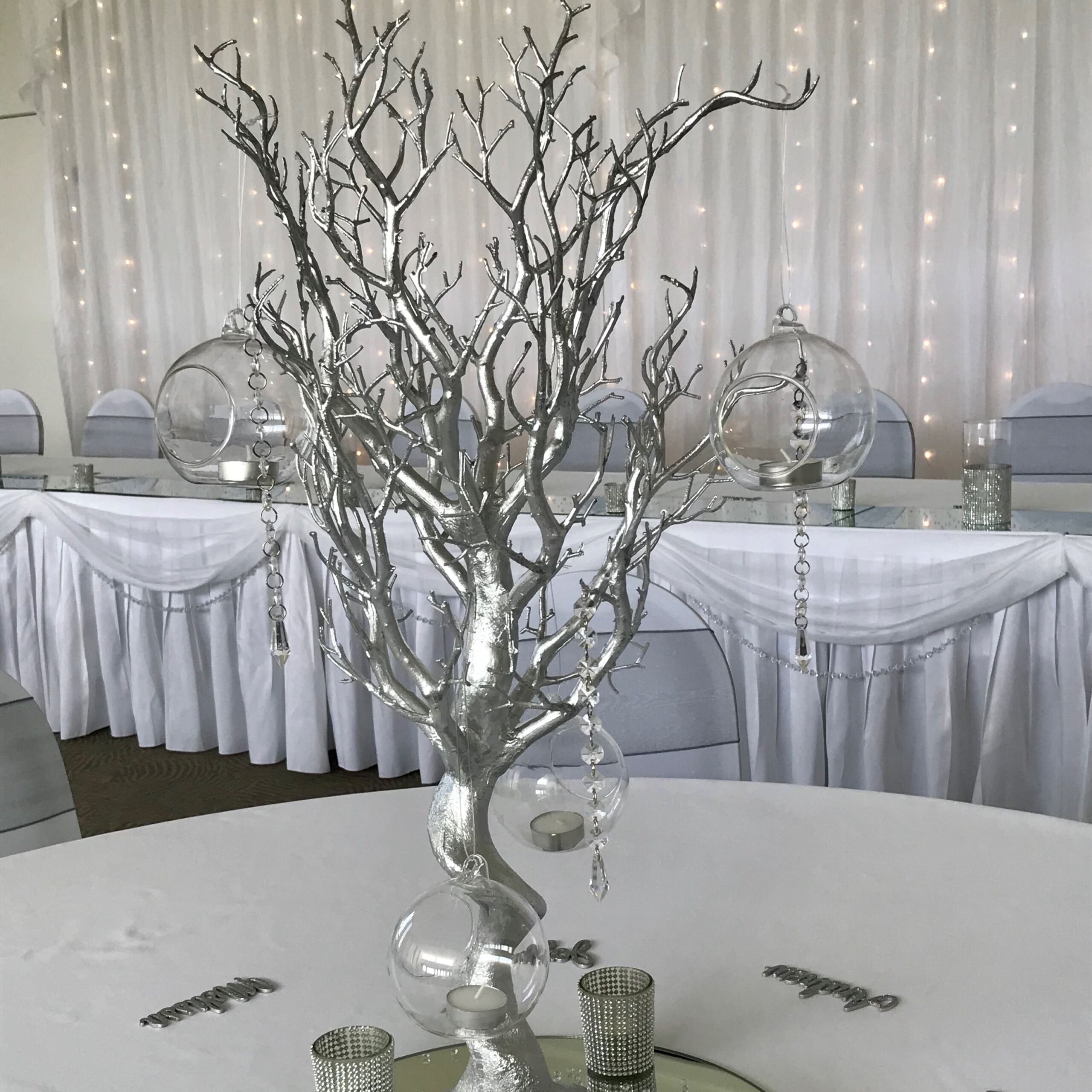 Silver Trees For Weddings